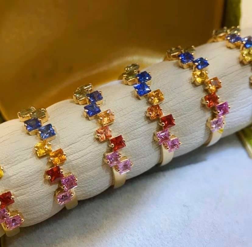 0.75ct Fancy Sapphires – FineJewellerySg